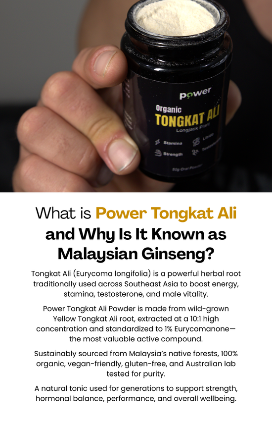 Power Tongkat ali 100% Organic – Power Shilajit